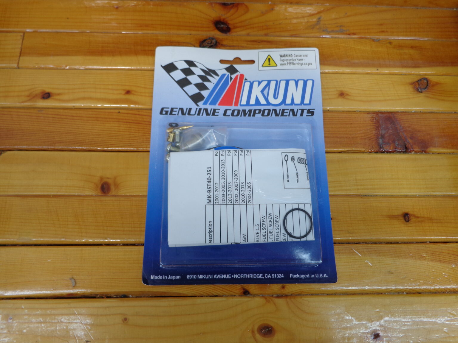 Mikuni OEM carburetor rebuild kit MK-BST40-251 fits Polaris Scrambler ...