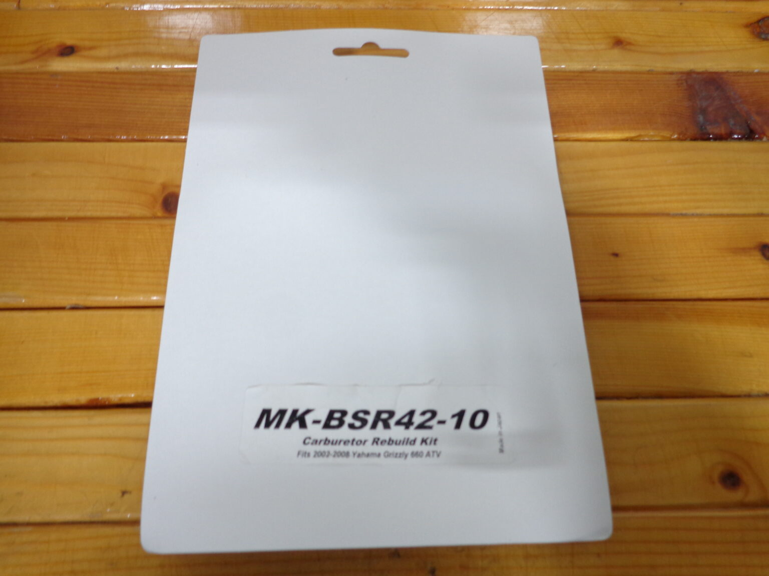 OEM Mikuni MK-BSR42-10 carburetor rebuild kit for Yamaha Grizzly 660 ...