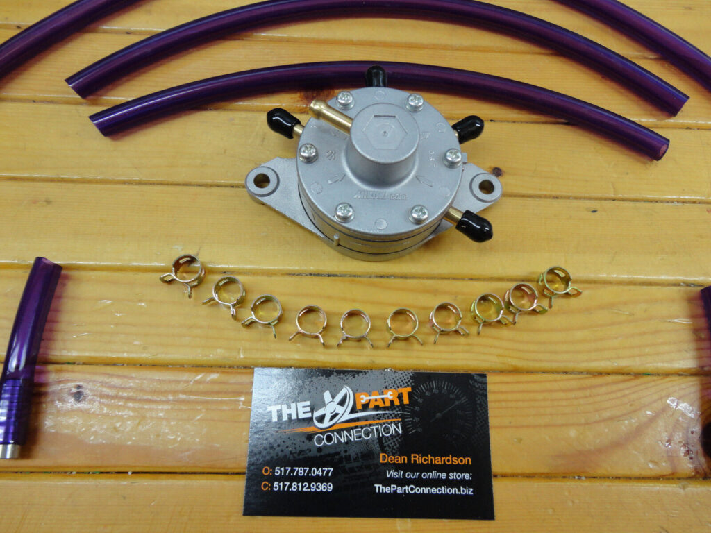 POLARIS SL SLT SLX 650 750 MIKUNI TRIPLE PURPLE FUEL PUMP CONVERSION ...